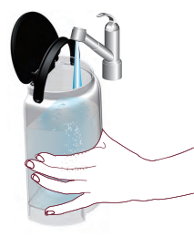 All of the lights on my Nespresso Zenius machine are flashing red ...